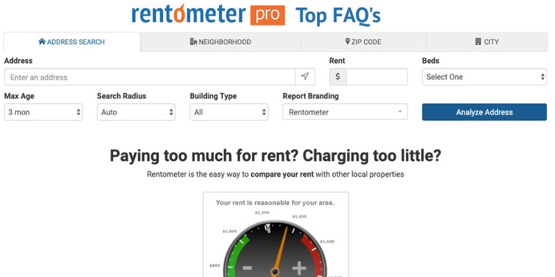 Rentometer: Using Rentometer Resource Center
